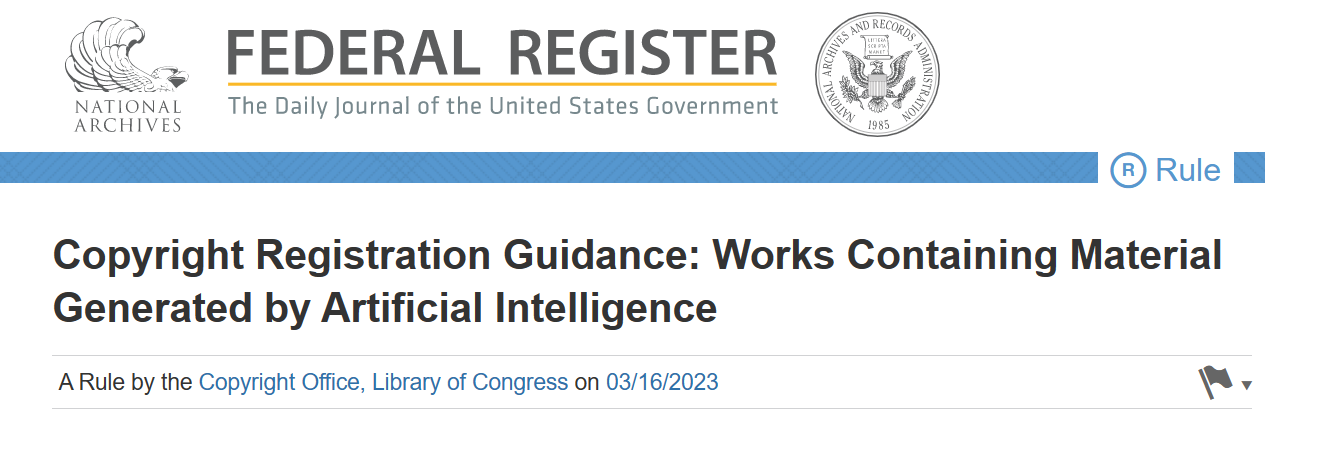 The Copyright Office and Artificial Art - BGE Journal - African ...