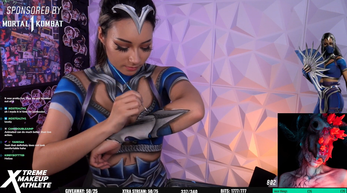 MCroft07->KITANA BODY PAINT // MORTAL KOMBAT EXCLUSIVE WEEK | !MK !s - BGE Journal - African ...